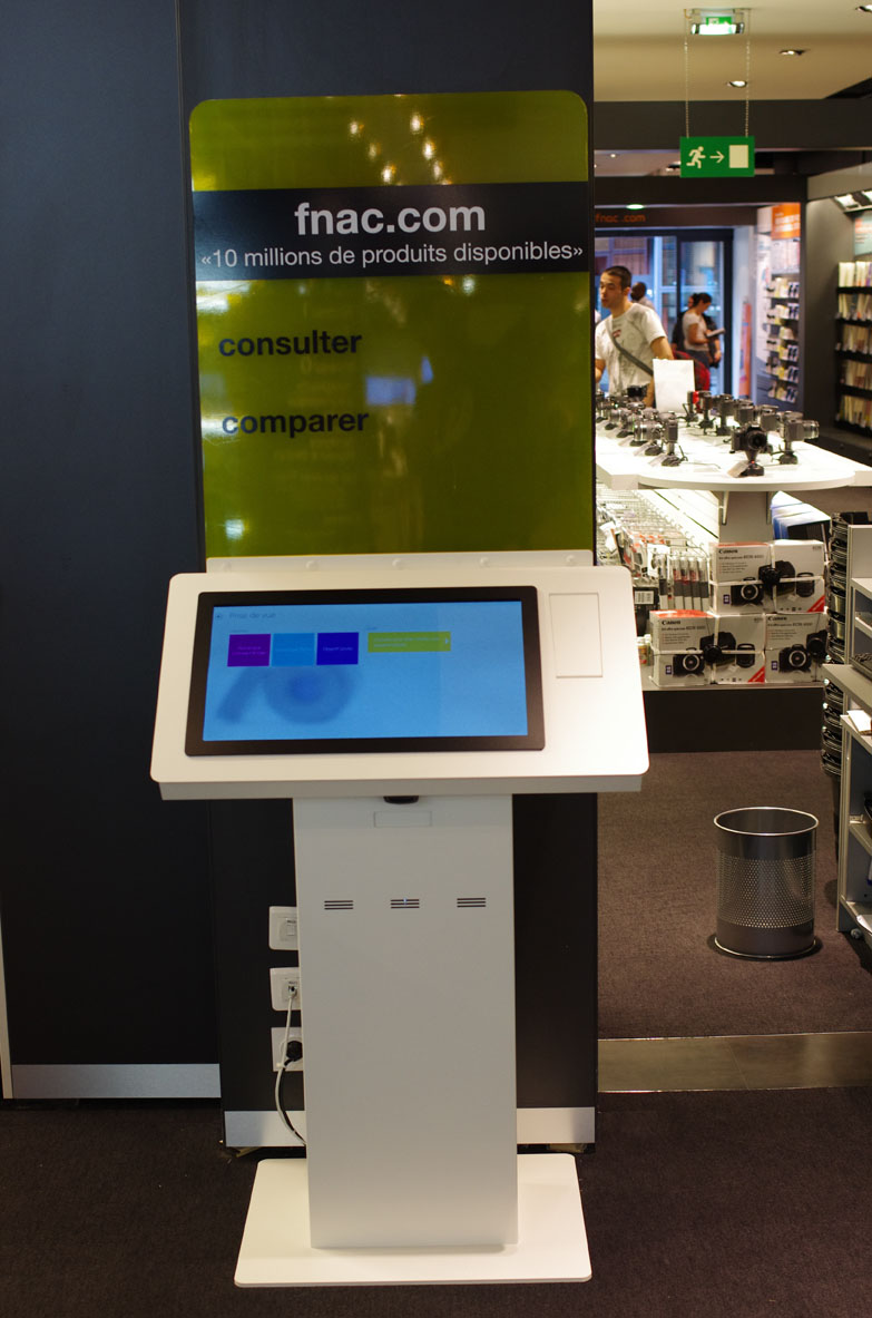Borne-tactile-fnac-bercy - Client mode d'emploi